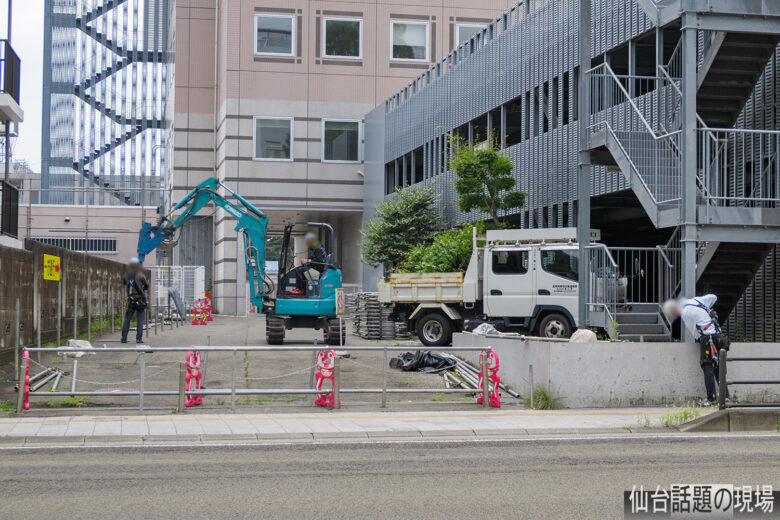 旧仙台厚生病院の解体工事が始まっていました・2024年7月 | 仙台.話題の現場@仙台風景写真館